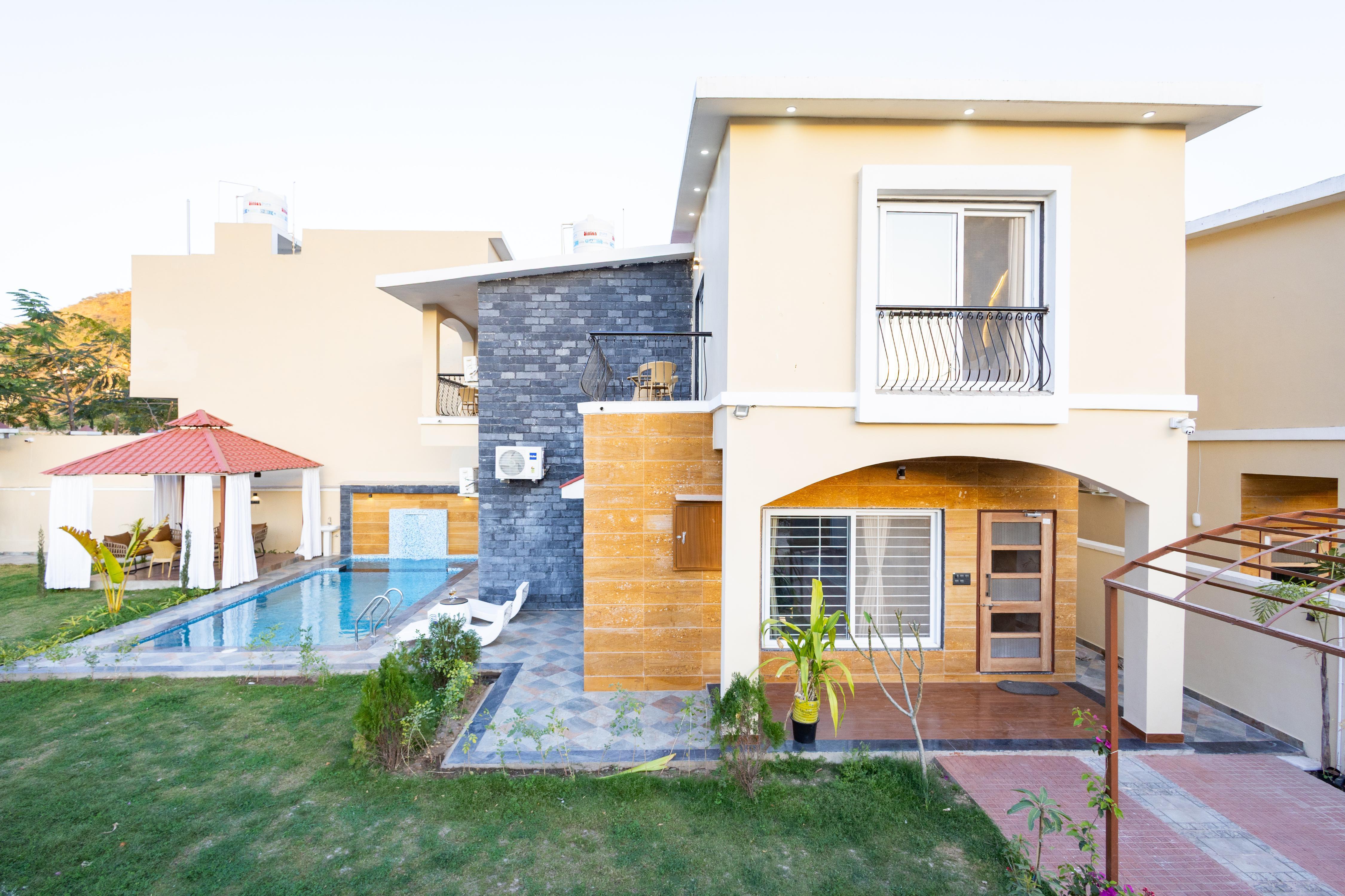 ELIVAAS Casa llios | Country Style 3 BHK Villa with Pvt pool Udaipur ...